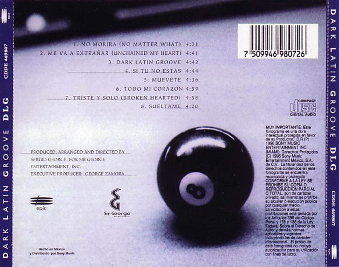 Todo Albúm: DLG - Dark Latin Groove (1996) Todo Albúm: DLG - Dark Latin Groove (1996)