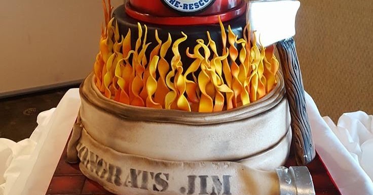 Sandra's Cakes : Fire Chief Retirement Cake