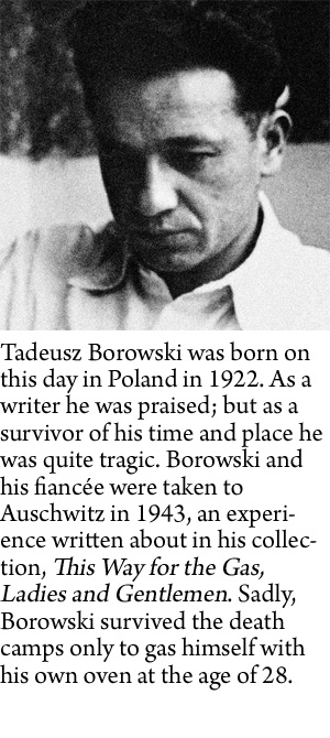 O Suicidário!: Tadeusz Borowski