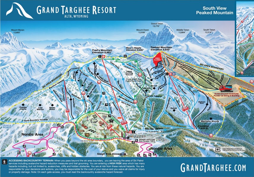 BOCHEN'S COLORADO: [Wyoming旅遊] Grand Targhee Ski Resort 滑雪場