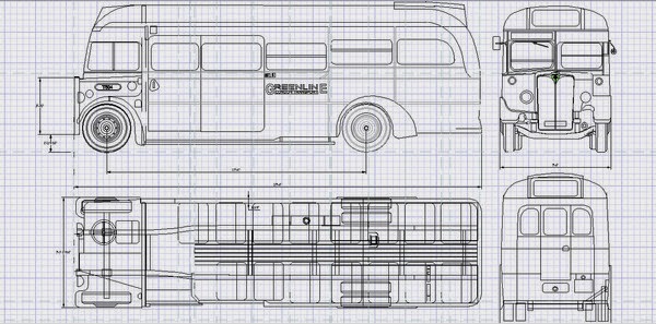 AEC Regal 10T10 Model Bus Construction: Construction Part 1