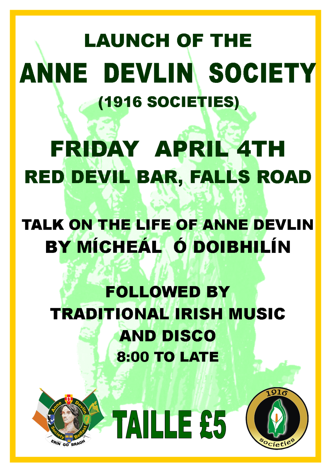 Launch of the Anne Devlin Society - TPQ