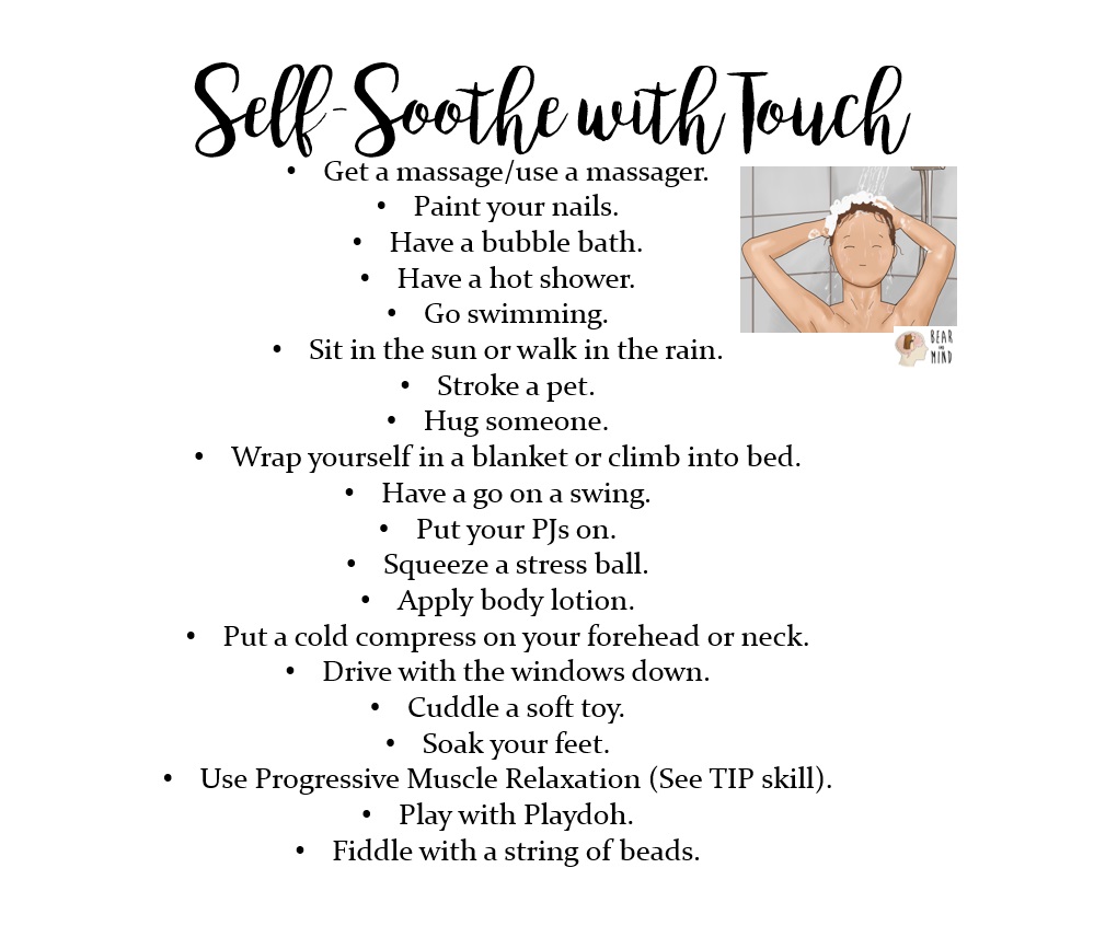 Bear in Mind: Self-soothing with Touch