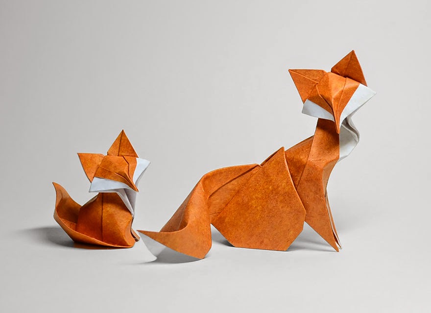 Los increíbles animales de origami de Hoang Tien Quyet - Mundo Feliz