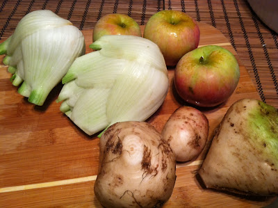 meghan eats local: Roasted American "Feet" (Fennel+Beets)