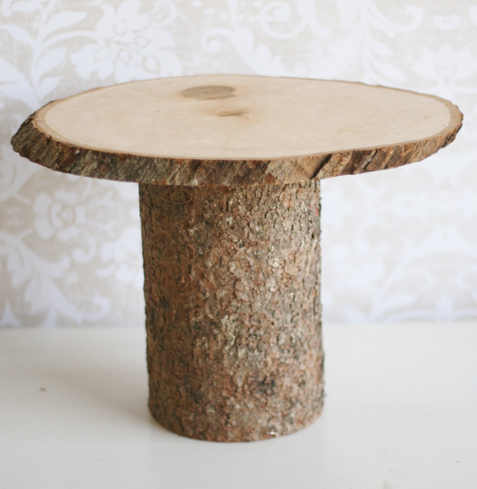 Morgann Hill Designs: Individual Cake Stands Made From Rustic Wood Tree ...