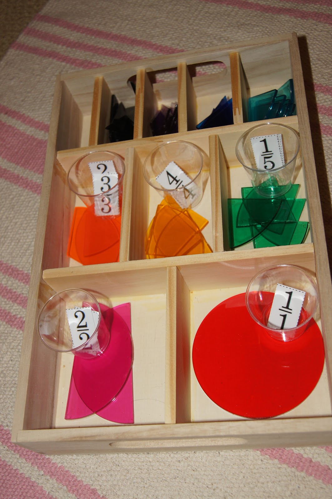 Montessori Early Fractions, Fractions At Home - "Making Montessori Ours"