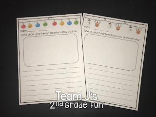 Team J's Second Grade Fun: Holiday Activities for the Classroom