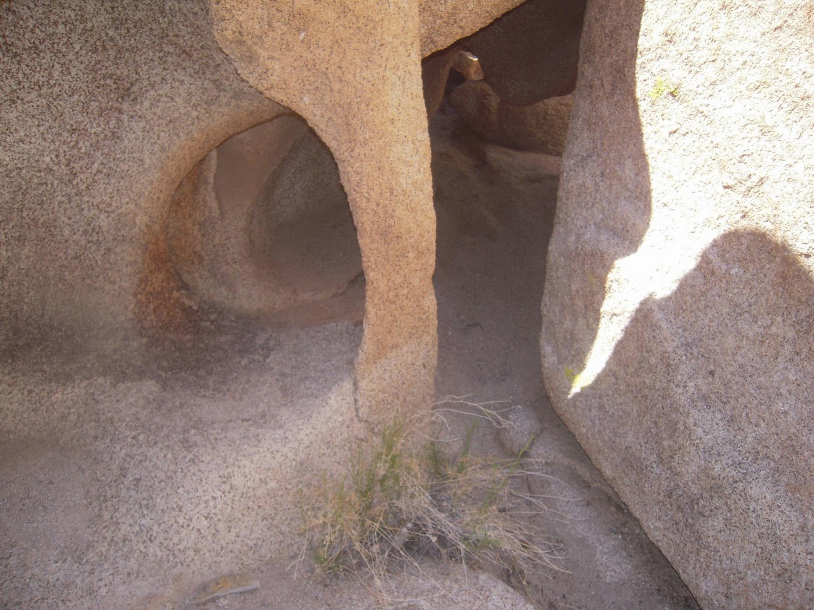 Patrick Tillett: Hollowed Boulder Rock Art - Joshua Tree National Park