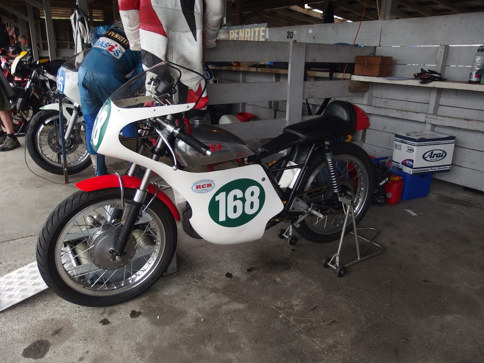 Blue Haze: Graham and John enjoying a bit of track time
