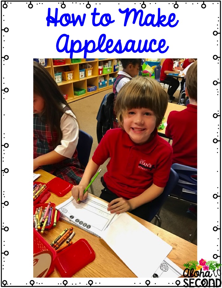 Aloha to Second: How to Writing with Applesauce