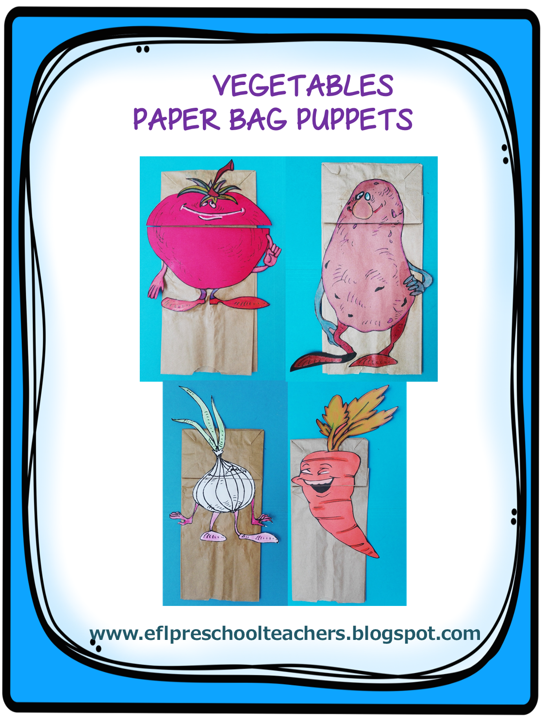 ESL/EFL Preschool Teachers: Vegetables Activities