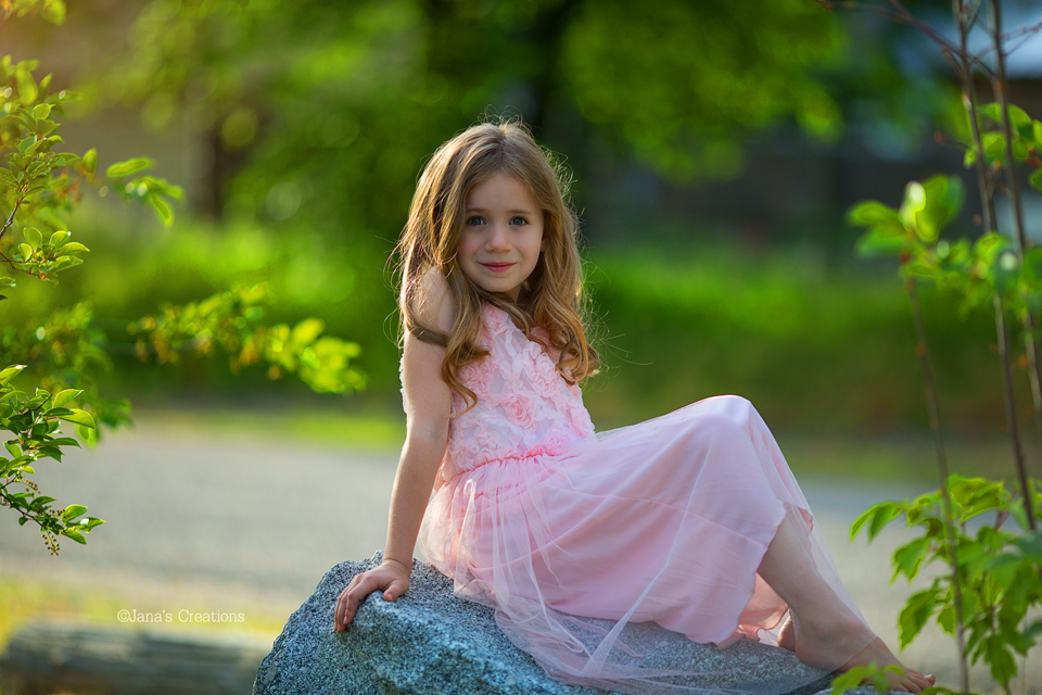 Jana's Creations: The most beautiful 7 yr old I know......