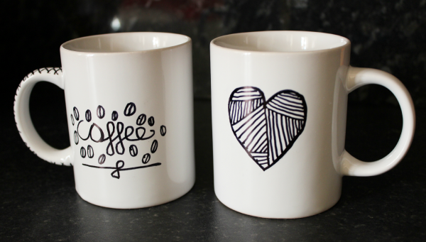 Hidden Beauty: DIY Sharpie Mugs