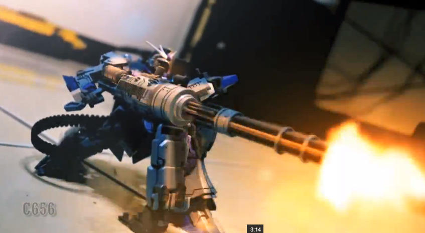 GUNDAM GUY: Amazing Gundam Stop Motion Video!
