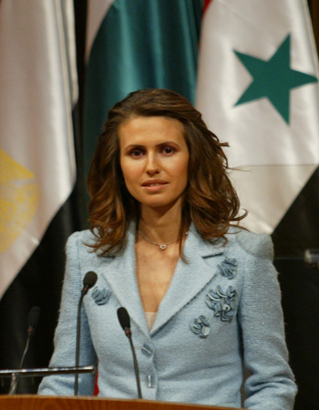 laudaamassada: ASMA al-ASSAD (FAWAZ al-AKHRAS), PRIMEIRA-DAMA DA SÍRIA ...