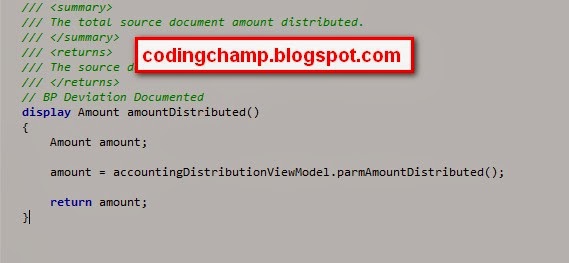 Coding Champ: Display Methods in Microsoft Dynamics AX 2012