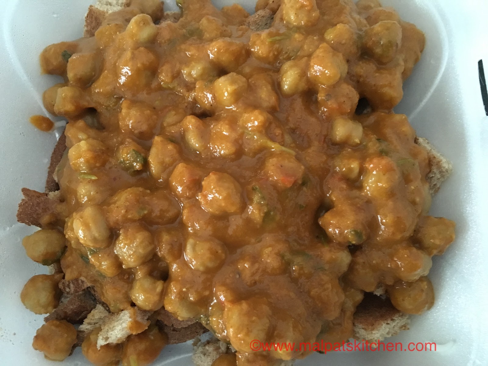 BREAD CHANNA, how to make the chat Bread channa ~ Malpats Kitchen