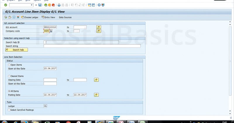 How to View General Ledger Account Details in CSI Post Office? | DOP ...