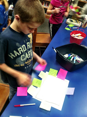 The Library Voice: Paper Blogging With The 4th Graders.....What FUN ...