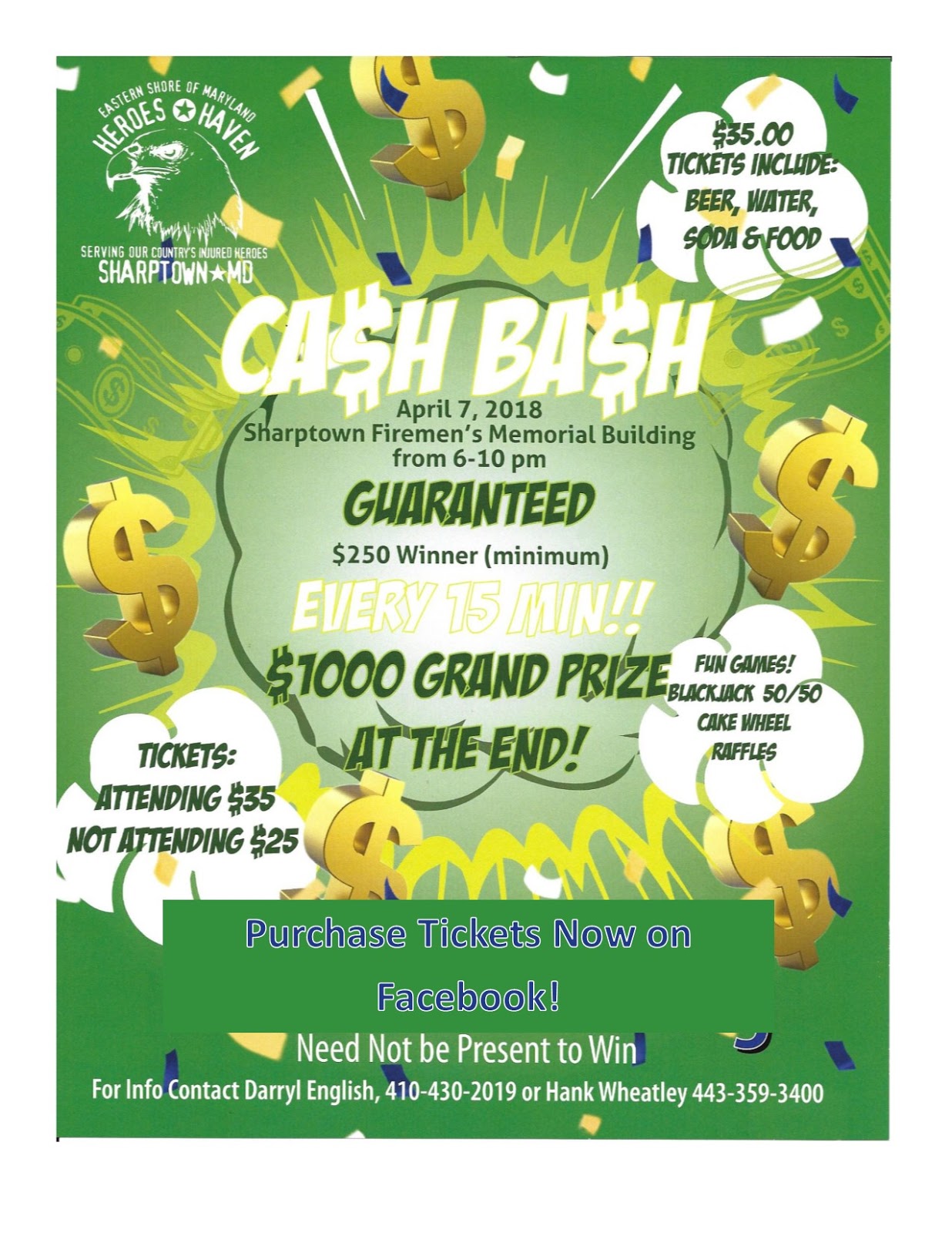 Salisbury News: Heroes Haven Cash Bash 2018