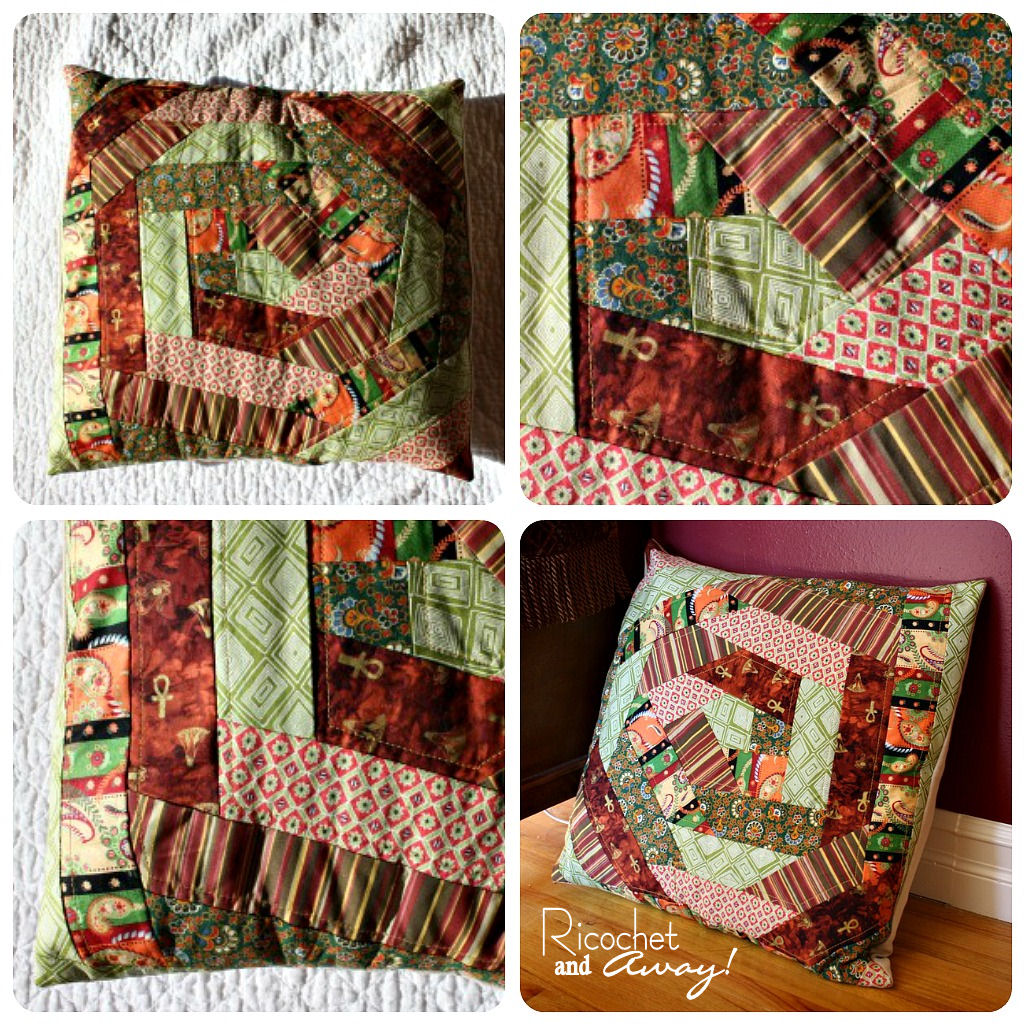 Ricochet and Away!: Patchwork Pillows