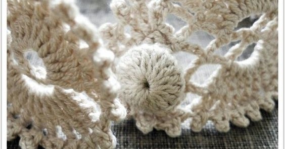 BENTITE CROSETATE ROMANIA: BENTITA CROSETATA MANUAL CREM CU NASTRURE ...