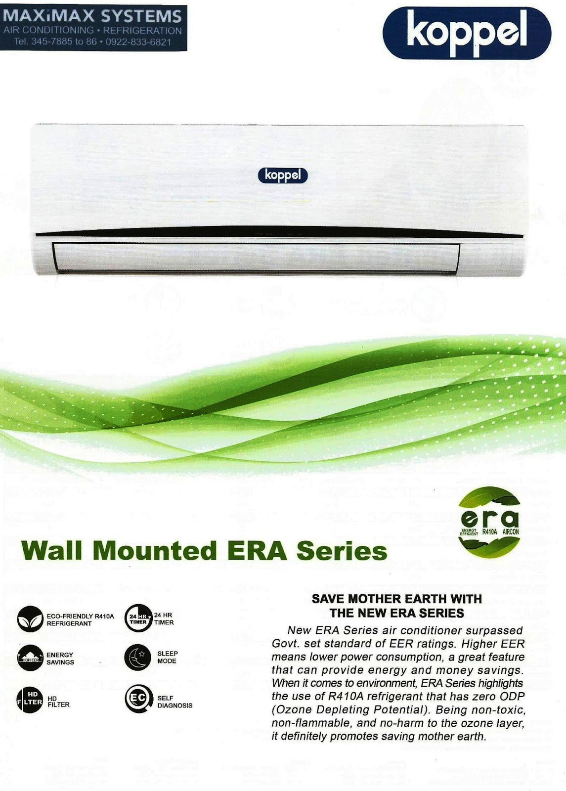MaximaxSystems.com: KOPPEL SPLIT WALL AIRCON - BASIC