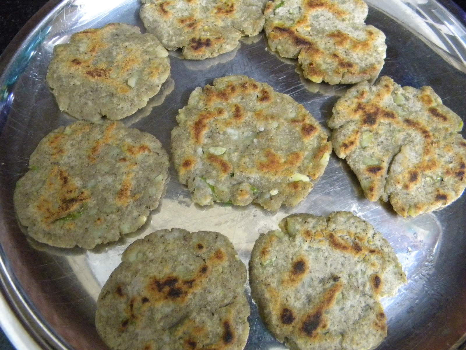 Fast Indian Recipes: Kuttu ki Tikki (Buckwheat Flour Patties)