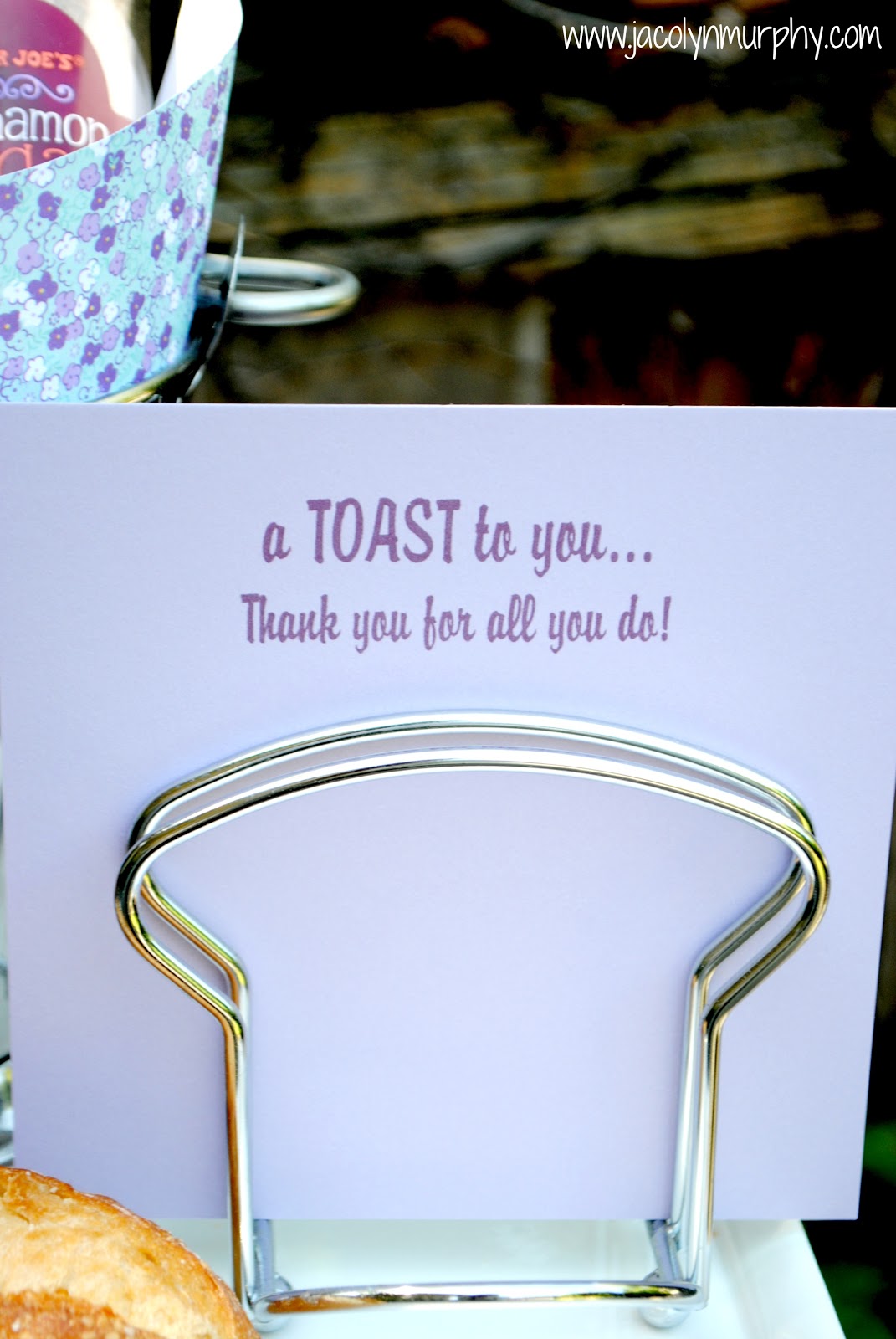 Jac o' lyn Murphy: Giving a TOAST...