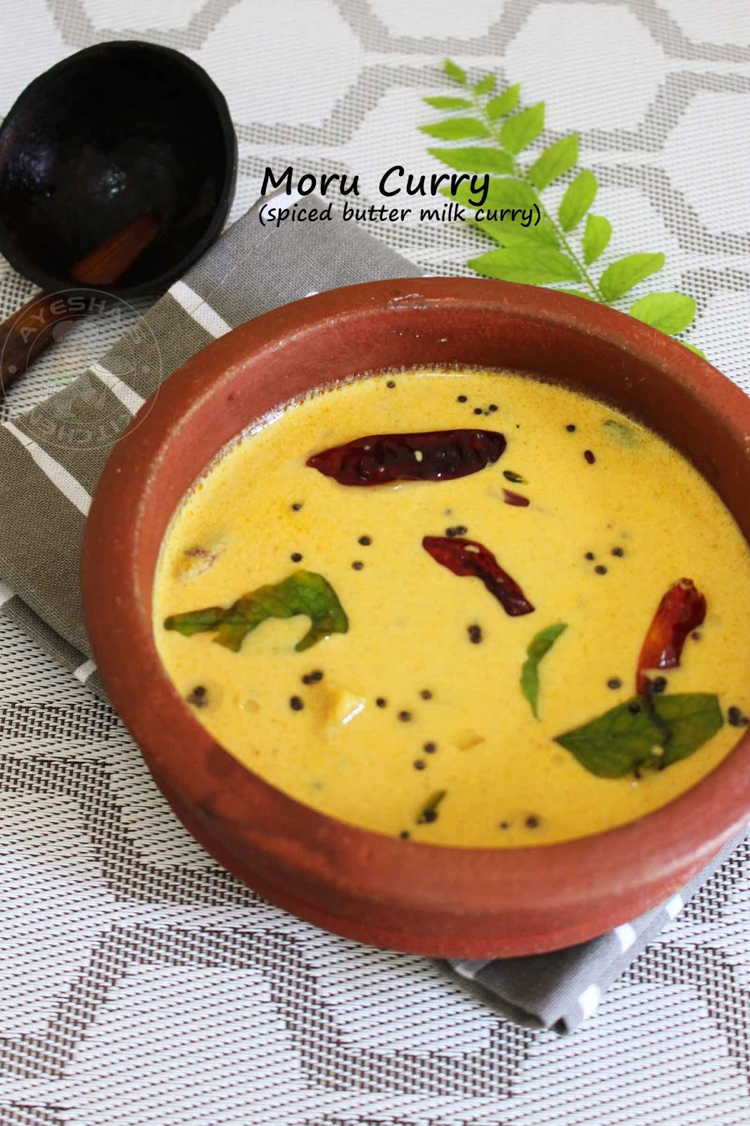 SPECIAL MORU CURRY - SPICED BUTTERMILK CURRY / KERALA RECIPES
