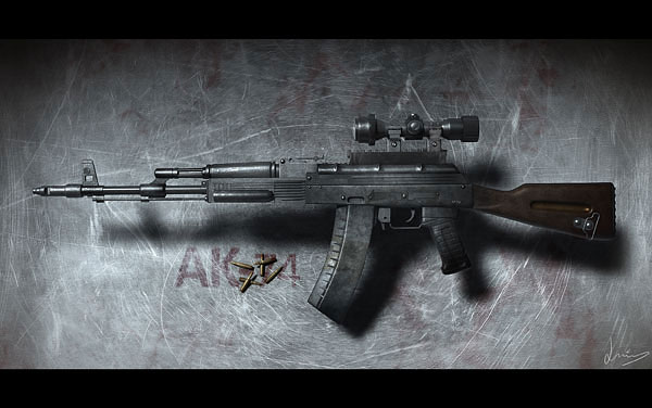 3dluistutorials: AK-74