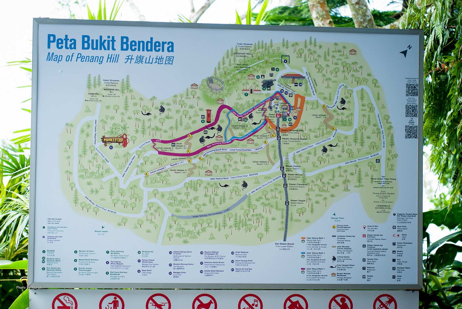 Photo Diary by Nuruli: Hiking Bukit Bendera / Penang Hill