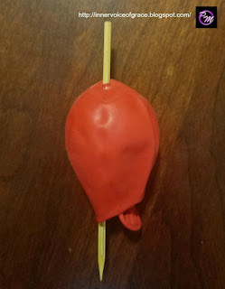 Poetic Mommy: Pierce, but NOT pop the balloon - Science Magic!