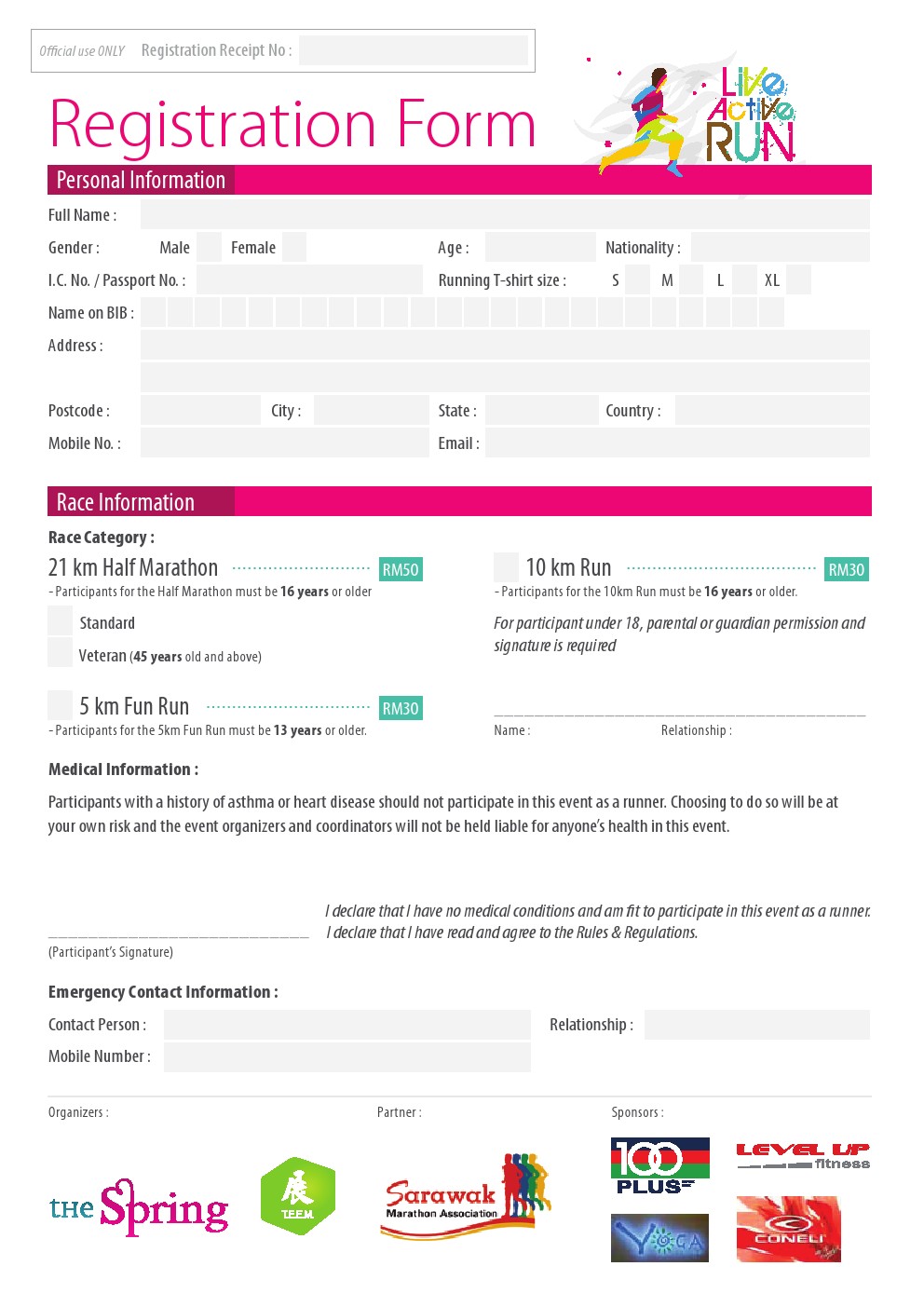 Der_KeenRuNNer: The Spring Live Active Run 2012 - Sarawak