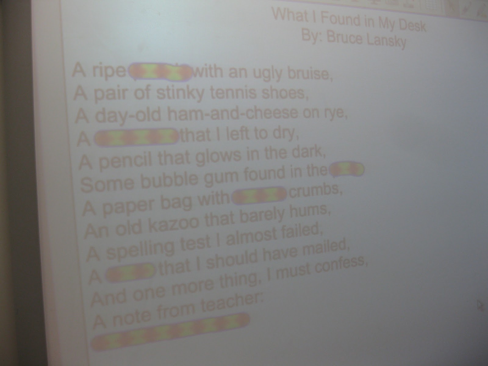 Live and Learn: Let's Pause for A Poem: Fluency Practice