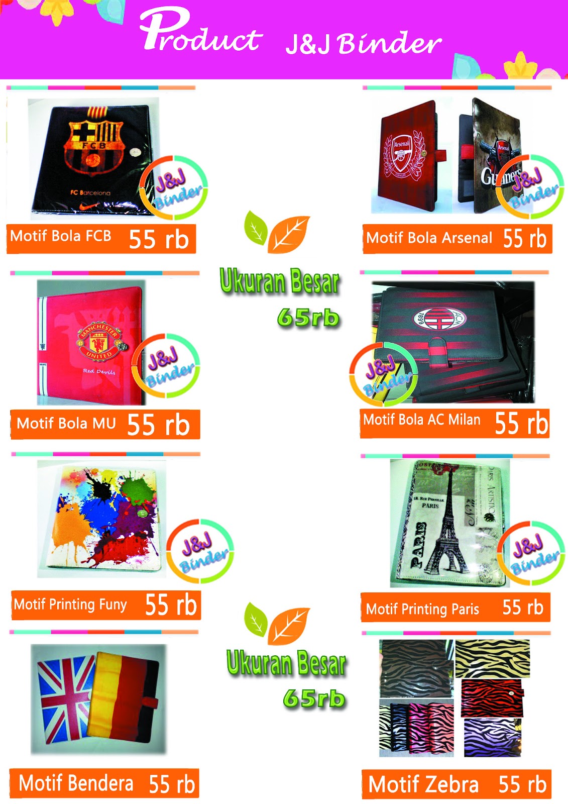 Pusat Binder Kulit Lucu dan Keren : Jual Binder Murah, Lucu, Bisa ...