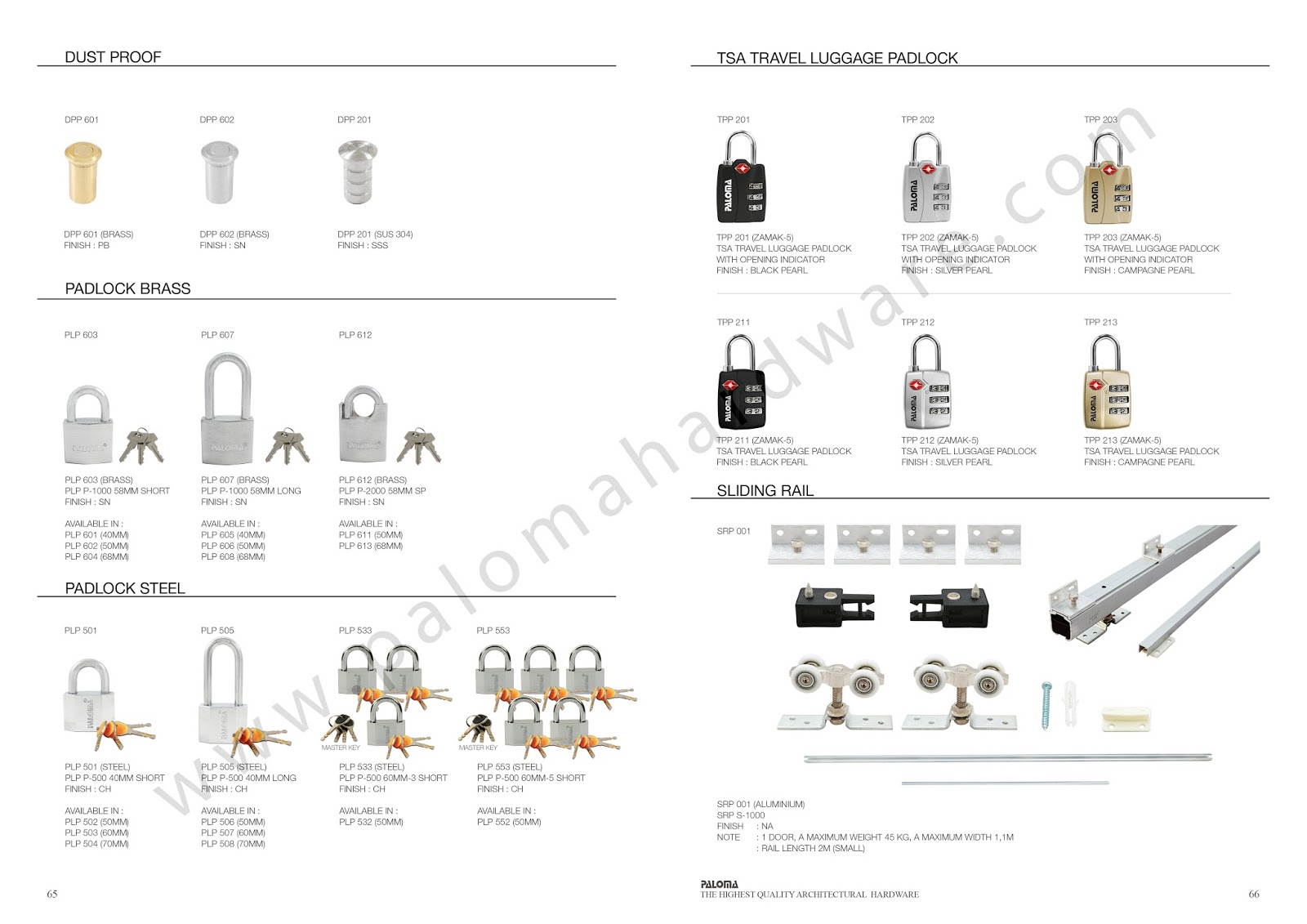 Paloma Hardware Official Blog: PALOMA: Produk Kunci, Handle, Engsel dan ...