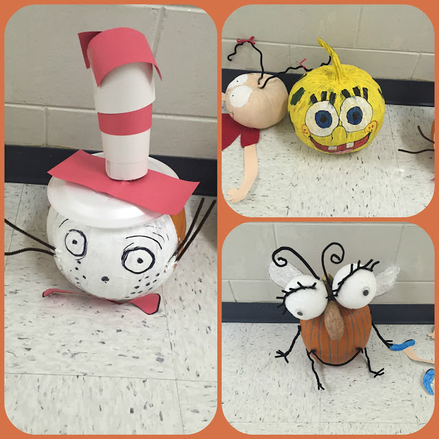 Daisy Designs: Character Pumpkins: Celebrating Fall and Reading