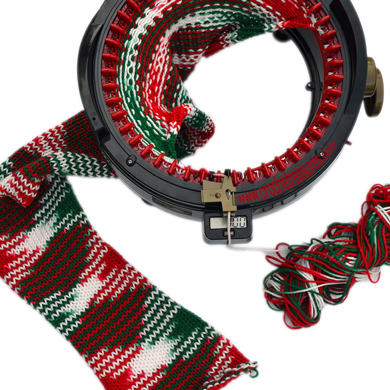 Crochet Treasures: How To Color Pooling Using Addi King Size Knitting ...