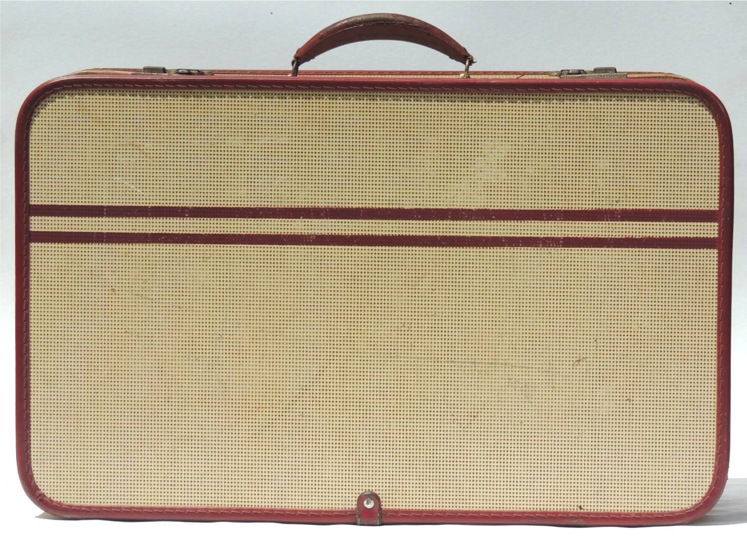 Janji Laku: Vintage CROWN Luggage Bag - England
