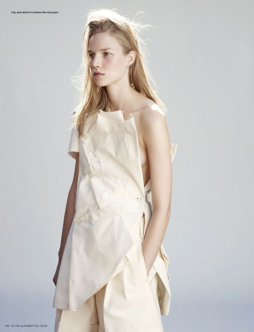 Suvi Riggs (née Koponen) in i-D Magazine Pre-Spring 2013 by Kayt Jones