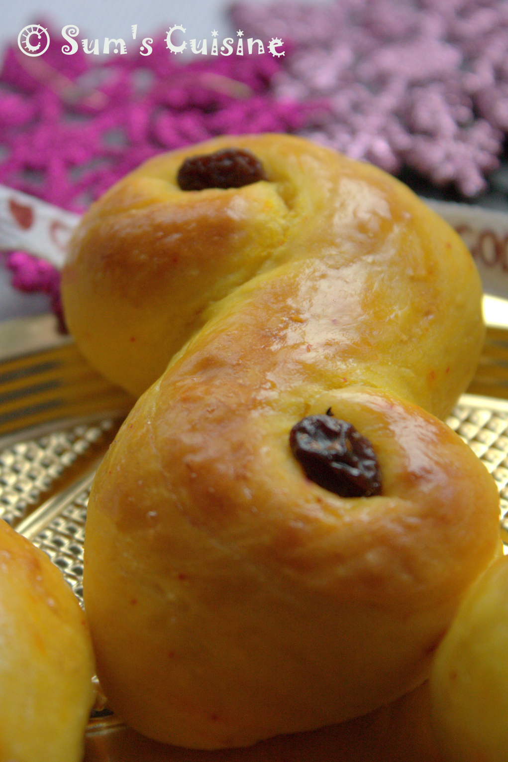Sum's Cuisine: Lussekatter / Lucia Cats / Sweet Saffron Buns