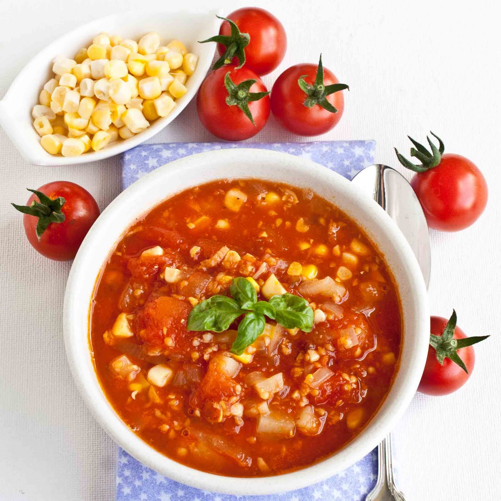 FOODjimoto: Tomato Corn Chowder