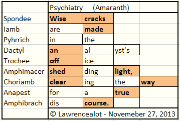 Poetry Forms : Amaranth