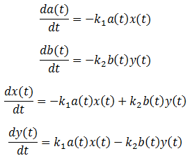 Chemical Kinetics Coupled Differential Equations patrtadl