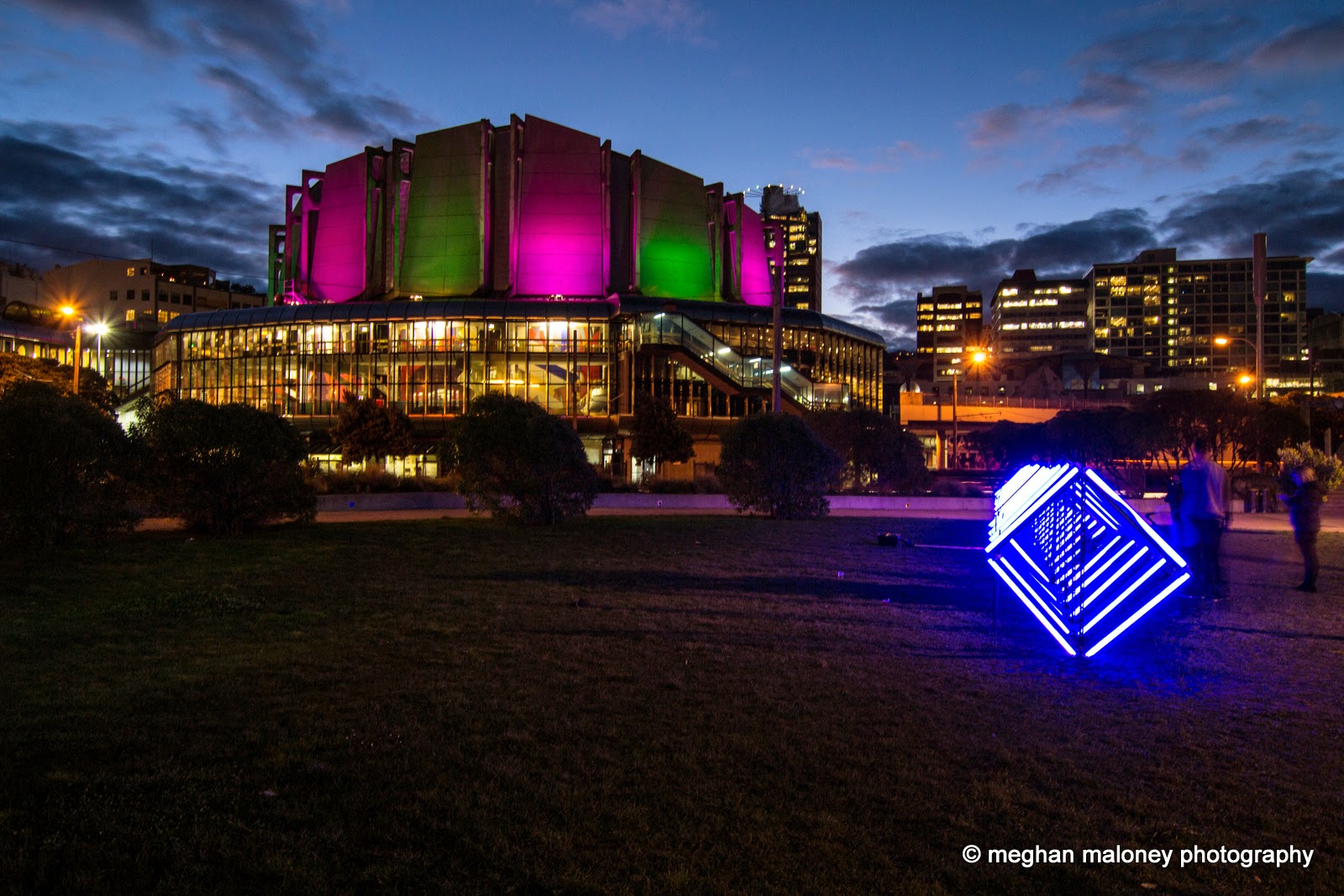 Night amongst the Lux lights {Wellington waterfront photography} | the ...
