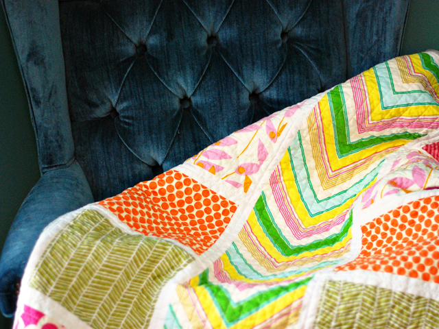 Bijou Lovely: colorblock quilt.