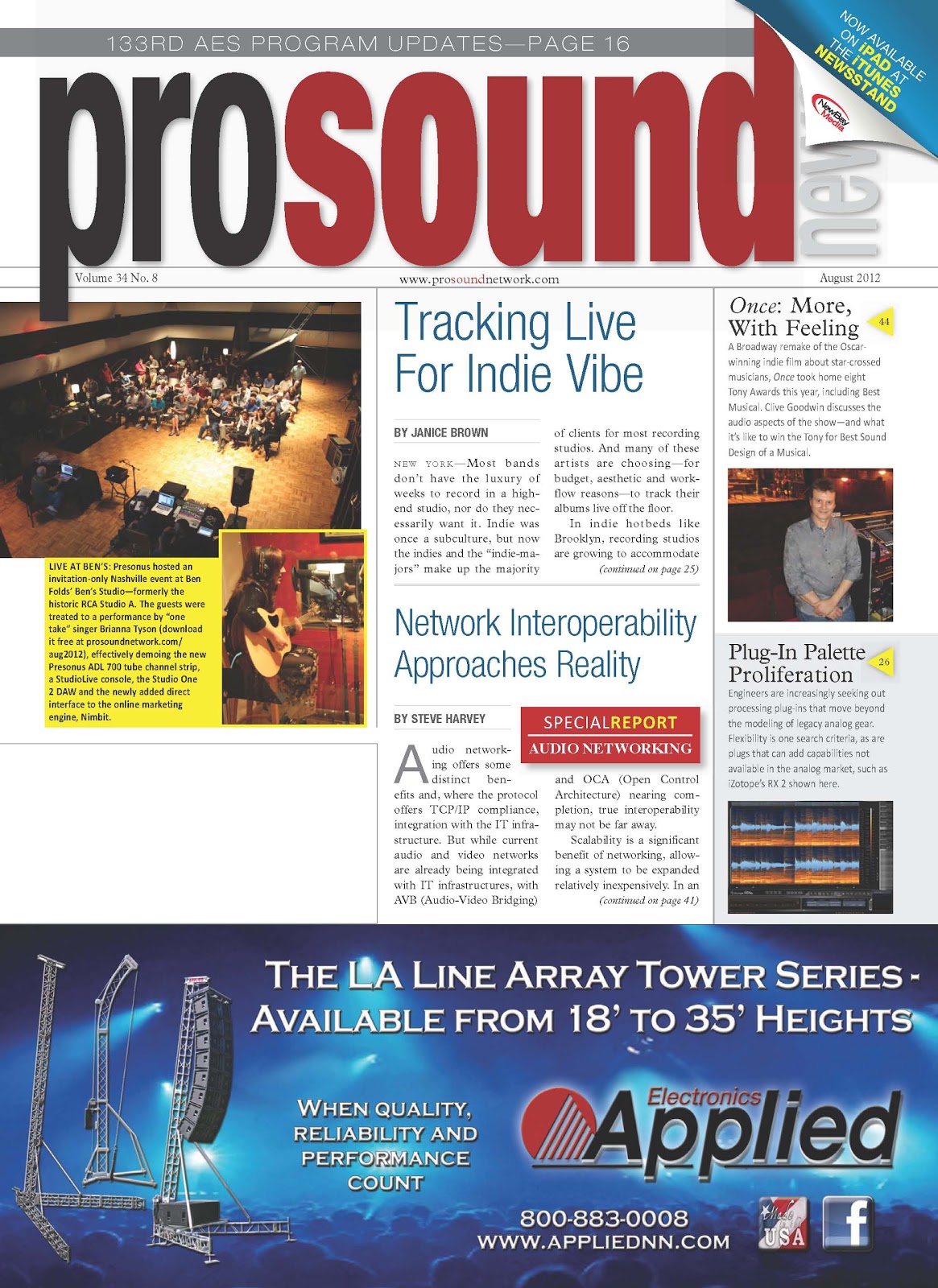 Pick Of The Hits - Soundcraft in Pro Sound News, August 2012 | HARMAN ...