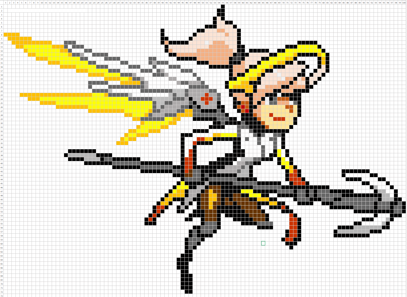 sheMehay Makes: Overwatch Pixel Spray Pattern: Mercy